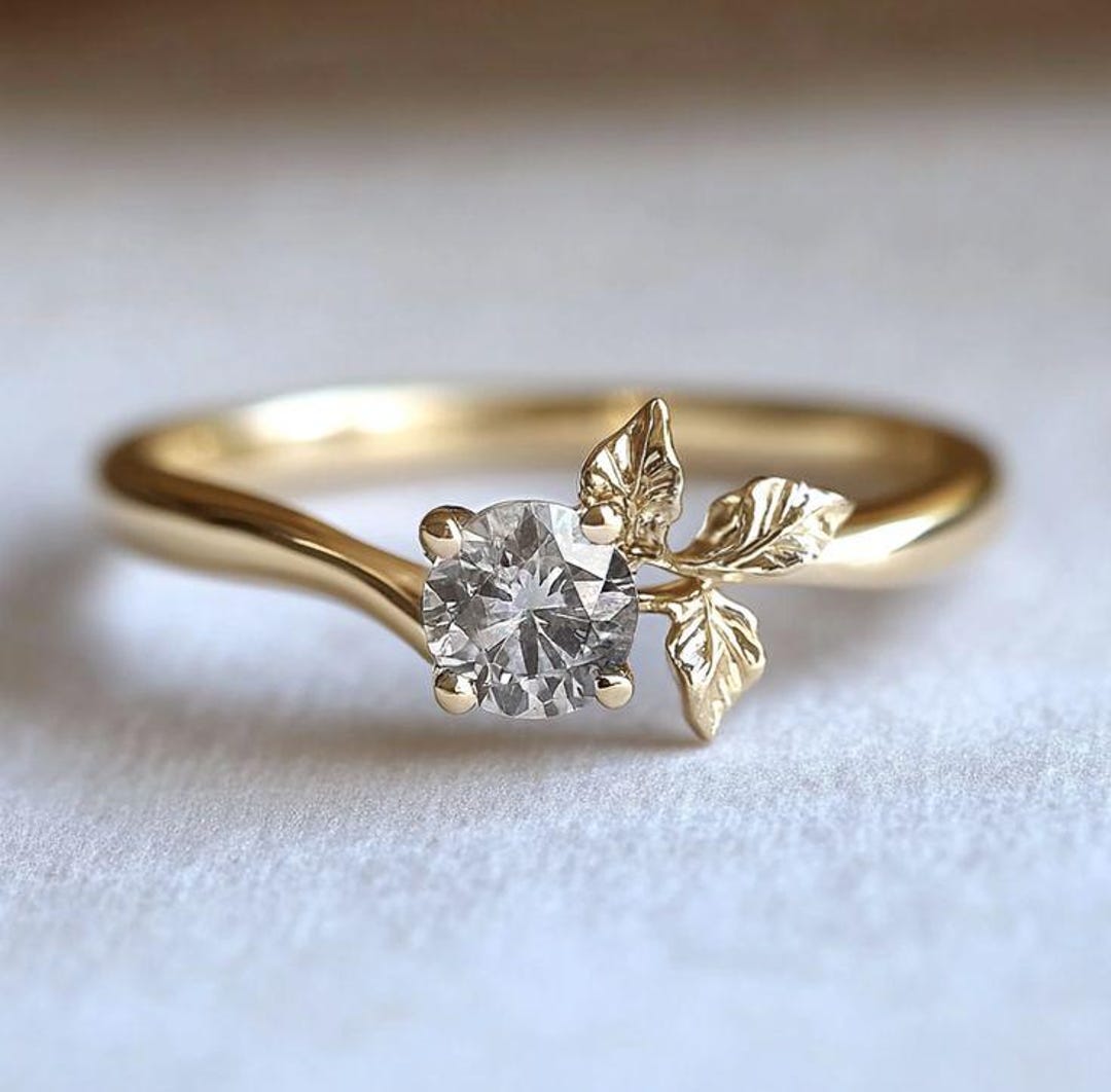 Unique and Creative Ring Lab Created Diamond Ring, Wedding Gift Ring ...