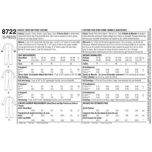 Simplicity Sewing Pattern 8722 Misses', Men's, and Teens' Costumes - Etsy