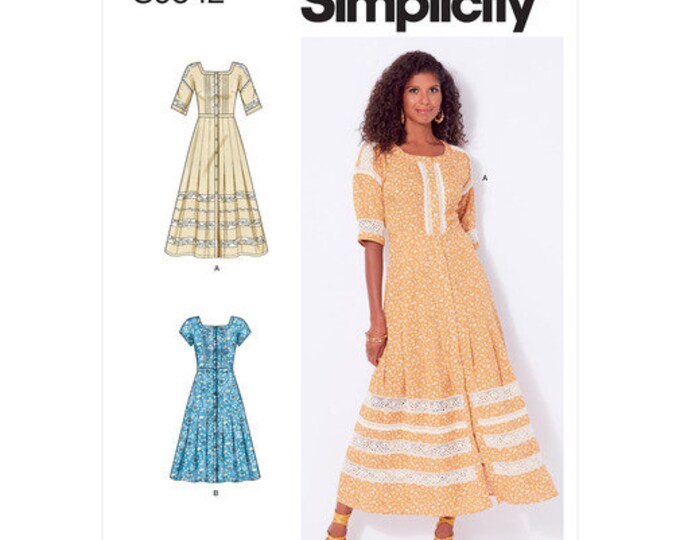 Simplicity Sewing Pattern S8657 Misses' Caftan With Options for Design ...