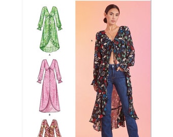 Simplicity Sewing Pattern S9747 Misses' Dusters - Etsy