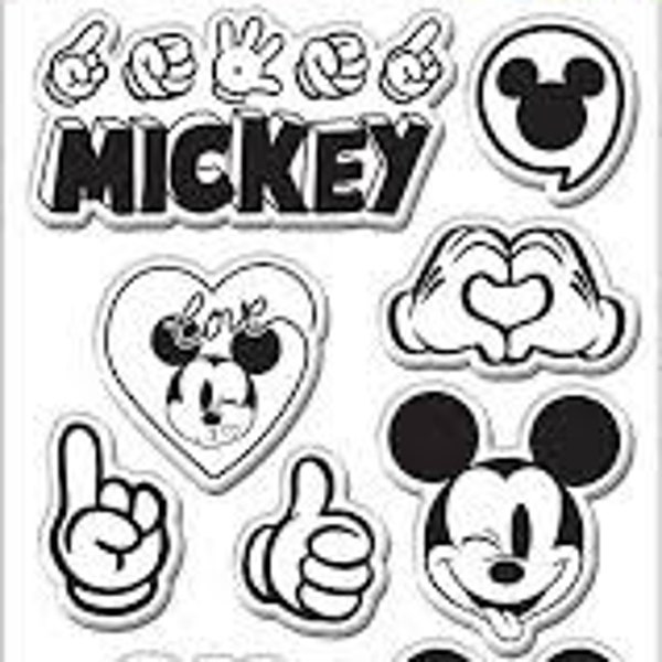 Mickey Mouse Stamp - Etsy