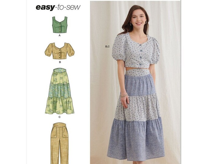 Simplicity Sewing Pattern S8841 Misses' Wide or Slim-leg Pull-on Pants ...