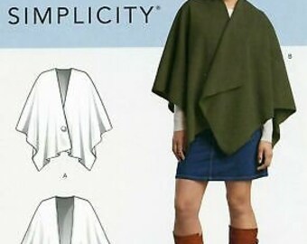 Fleece Poncho Sewing Pattern | Etsy