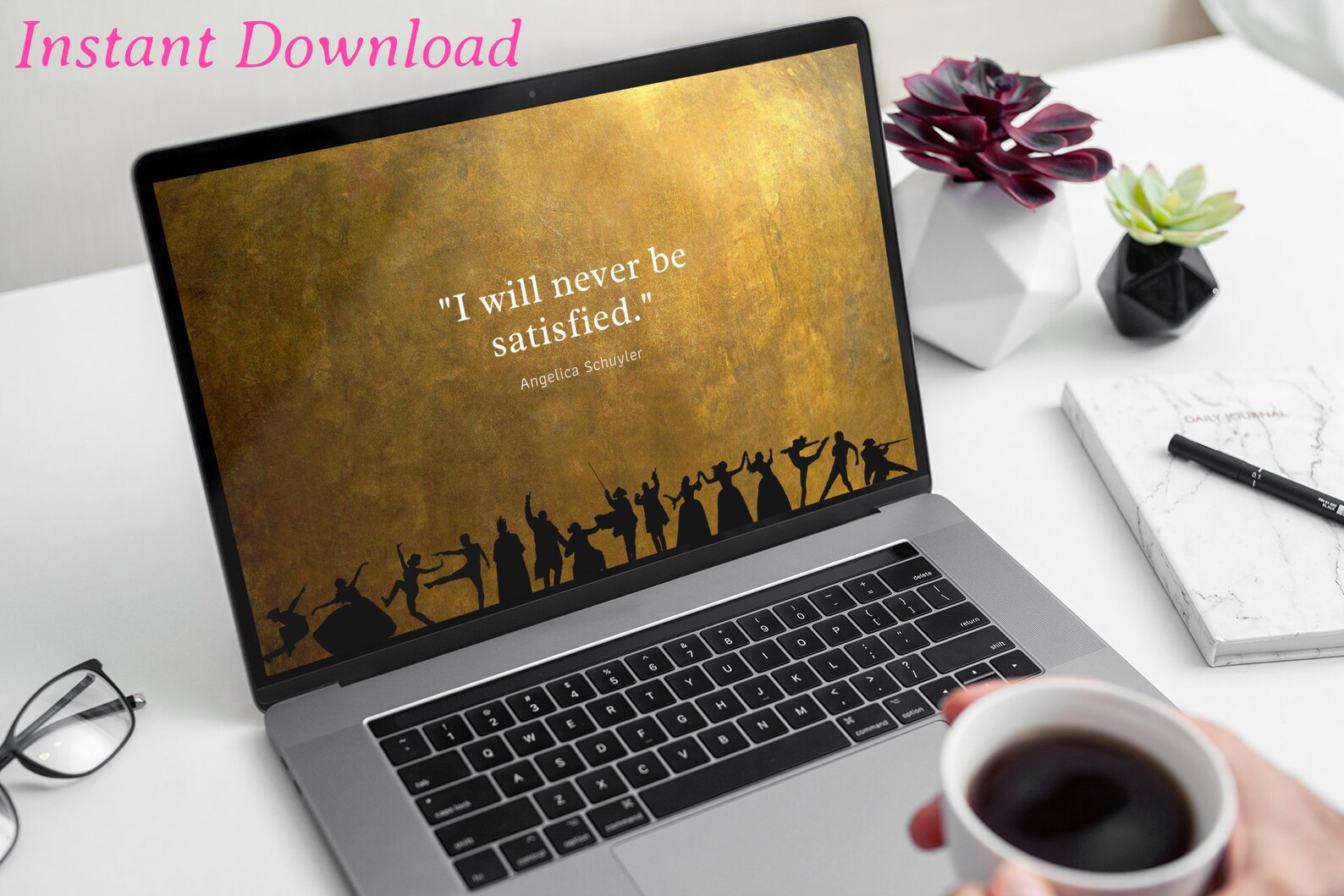 20 Hamilton Lyric Quote Wallpaper | Hamilton Musical Desktop Wallpaper ...