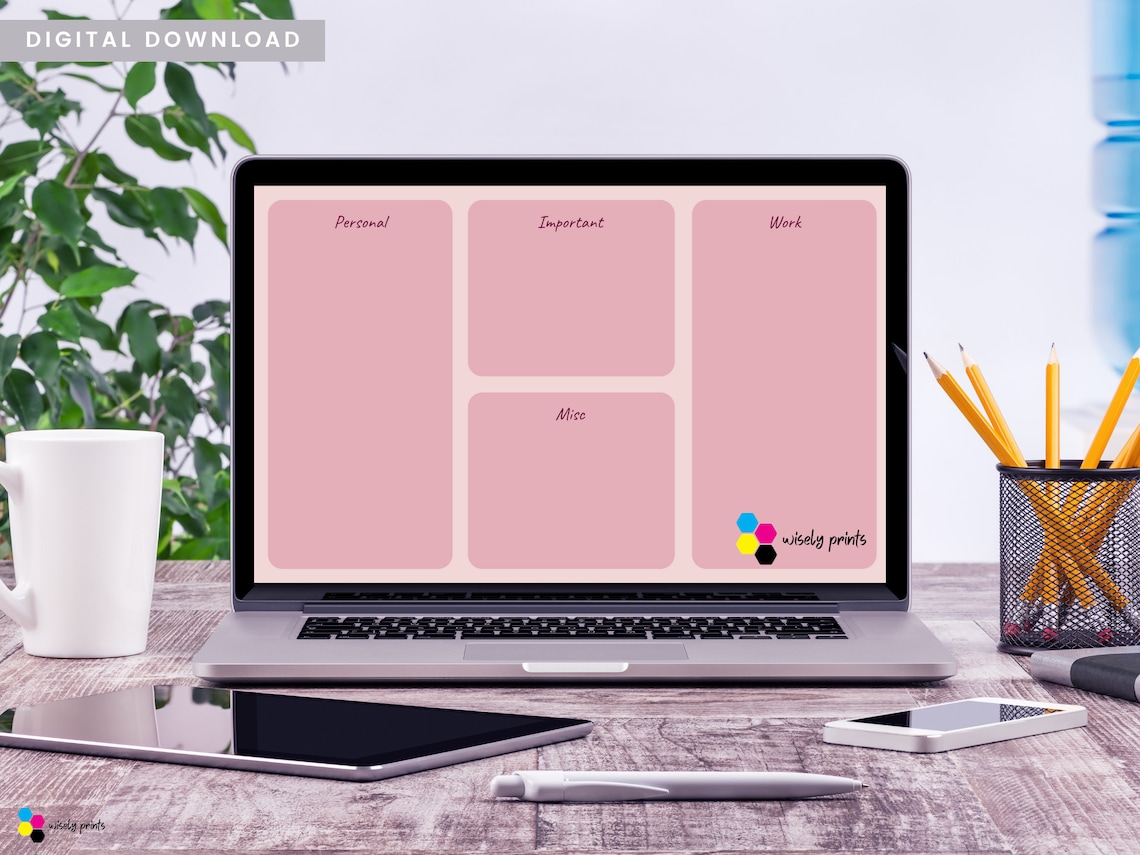 Functional Minimalistic Desktop Wallpaper Pink Desktop Wallpaper ...