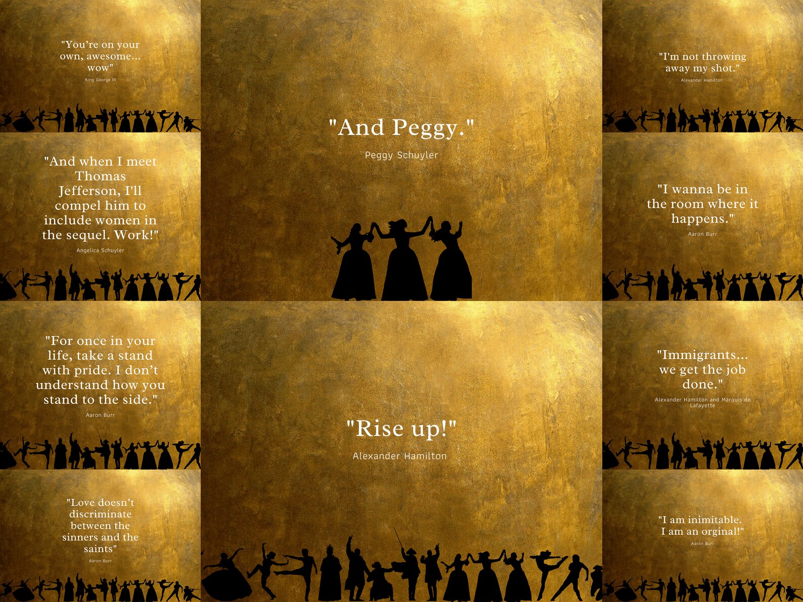 20 Hamilton Lyric Quote Wallpaper | Hamilton Musical Desktop Wallpaper ...