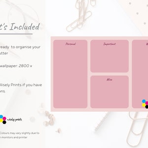 Functional Minimalistic Desktop Wallpaper | Pink Desktop Wallpaper ...