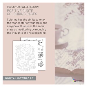 40 Inspirational Quotes Colouring Pages, Colouring for Adults & Kids ...