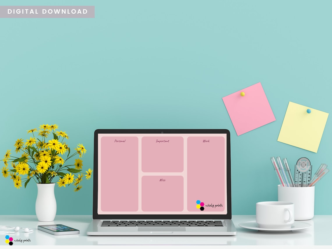 Functional Minimalistic Desktop Wallpaper Pink Desktop Wallpaper ...