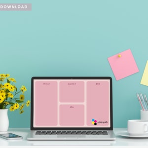 Functional Minimalistic Desktop Wallpaper | Pink Desktop Wallpaper ...