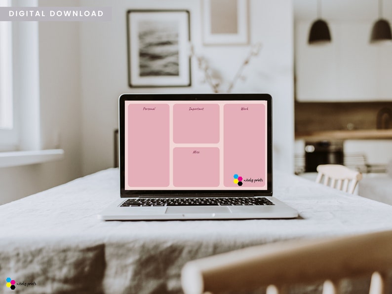 Functional Minimalistic Desktop Wallpaper | Pink Desktop Wallpaper ...