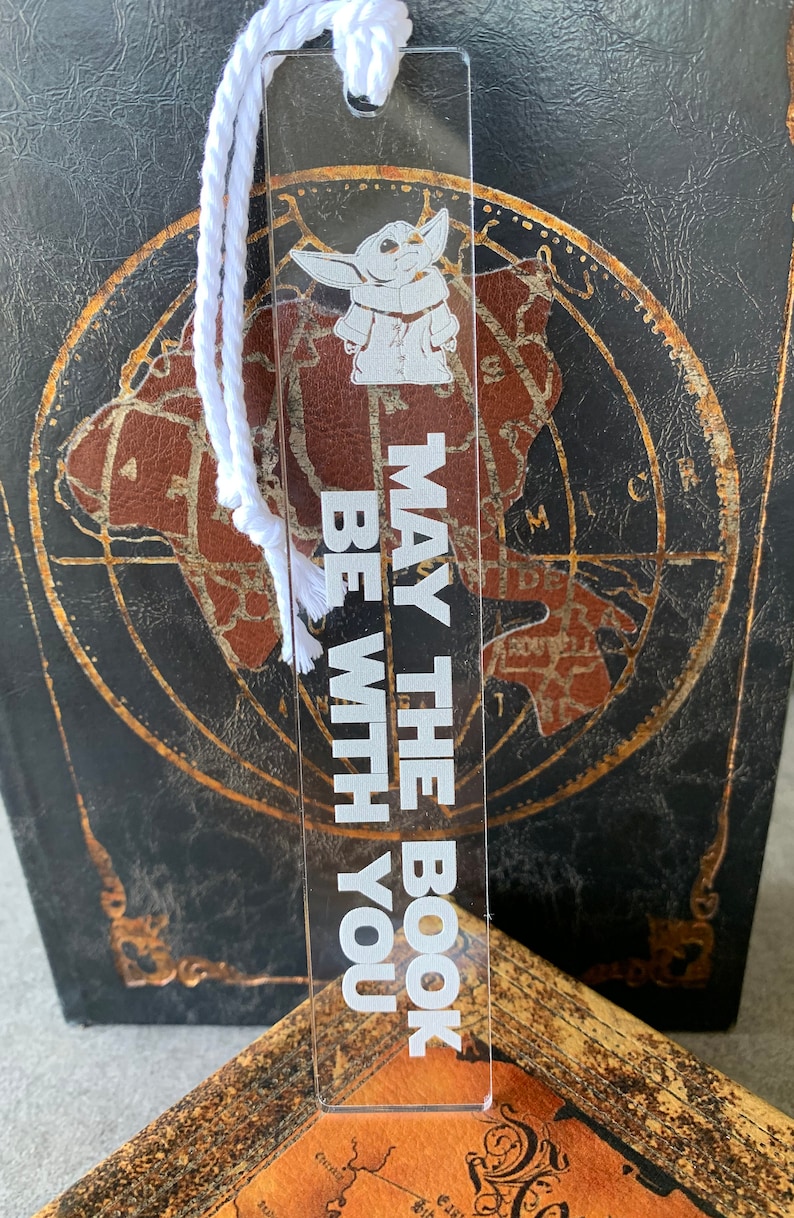 Star Wars, Baby Yoda, Grogu, Mandalorian, Acrylic, Bookmark, Gift for ...