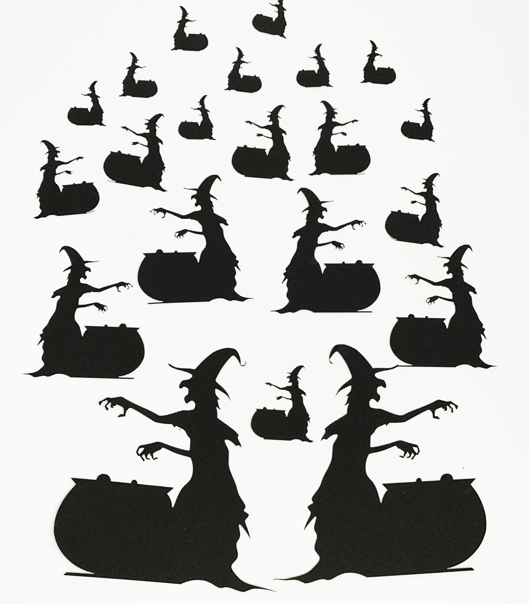 Witch Cauldron, Halloween, Decor, Decorations, Die Cut, Paper ...