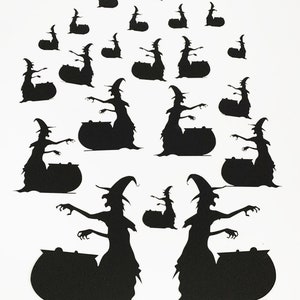 Witch Cauldron, Halloween, Decor, Decorations, Die Cut, Paper ...