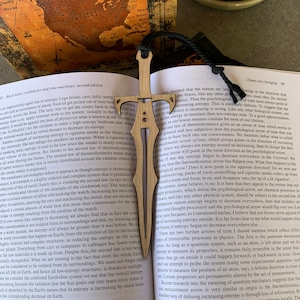 Sword Bookmark, Set of Four, Bookmark, Wood, Wood Bookmark, Gift, Gift ...
