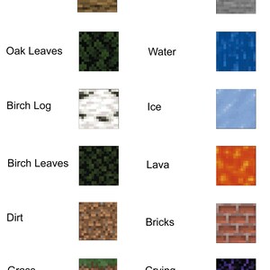 Minecraft Inspired, Eight Bit Blocks, Laser Cut, Gift for Kids, Gift ...