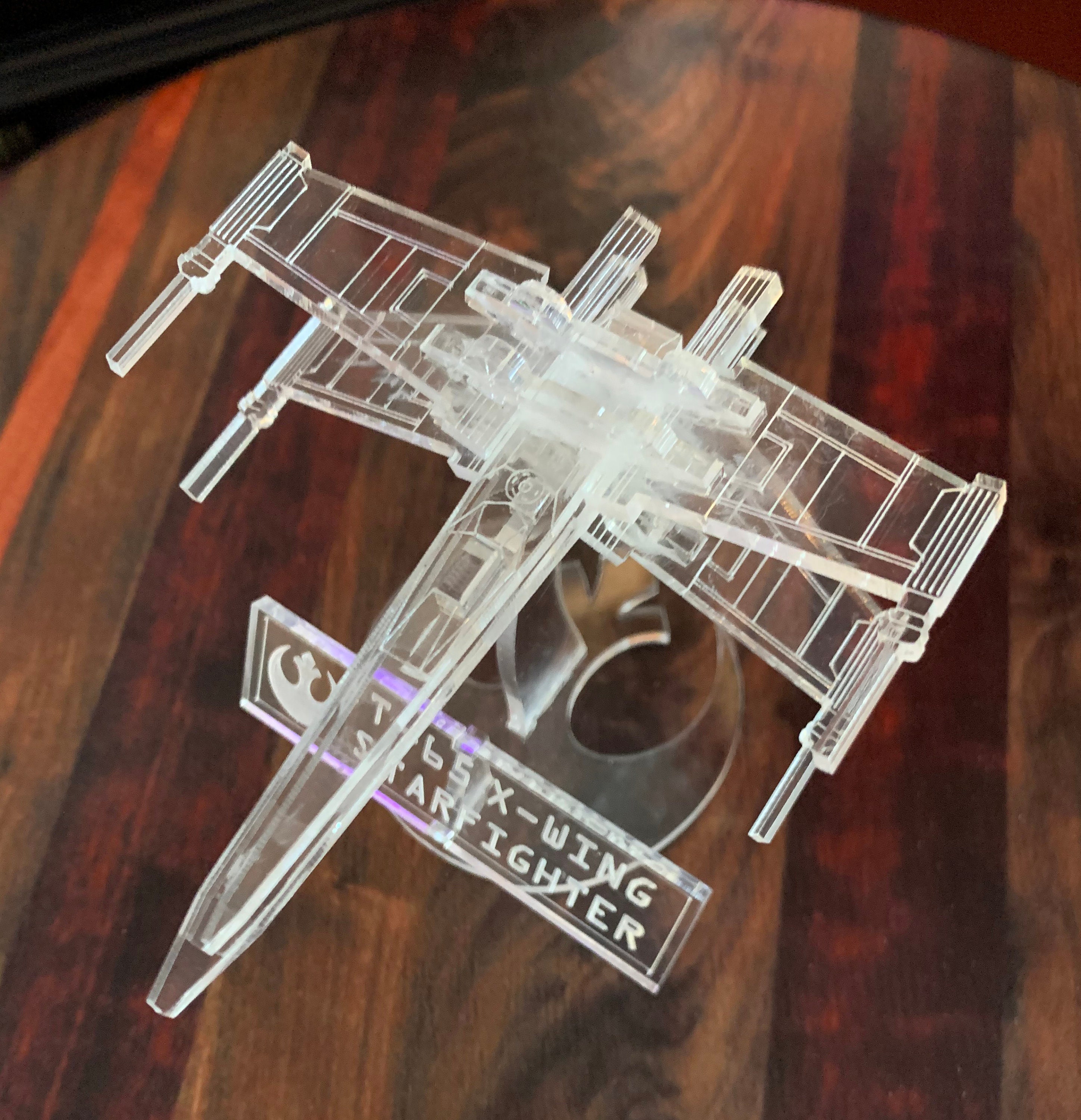 Star Wars, Acrylic, X-wing Fighter, 3D Puzzle, Model, Star Wars Model ...