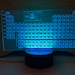 LED, Periodic Table, Acrylic, Sign, Light, Edge Lit, Nightlight, Gift ...