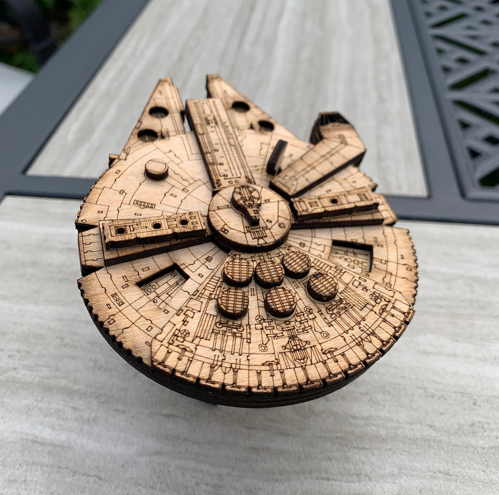 Star Wars, Millennium Falcon, 3d Puzzle, Model, Gift for Him, Gift for ...