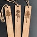 Tree Bookmarks, Set of Three, Bookmark, Wood,, Wood Bookmark, Gift ...