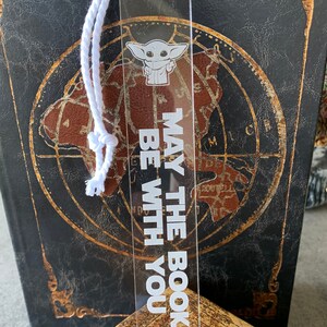 Star Wars, Baby Yoda, Grogu, Mandalorian, Acrylic, Bookmark, Gift for ...