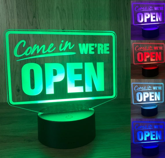 Illuminated Plexiglass Signs Laser Engraving Acrylic Sign,illuminated