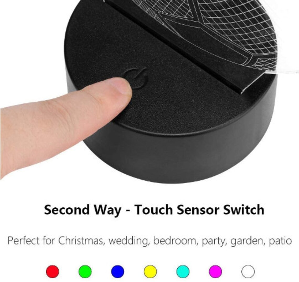 Space X, Space, LED, Edge Lit, Acrylic, Sign, Nightlight, Gift for Him ...