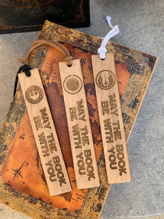 Star Wars Wood Bookmark Set Bookmarks Bookmark Gift for - Etsy