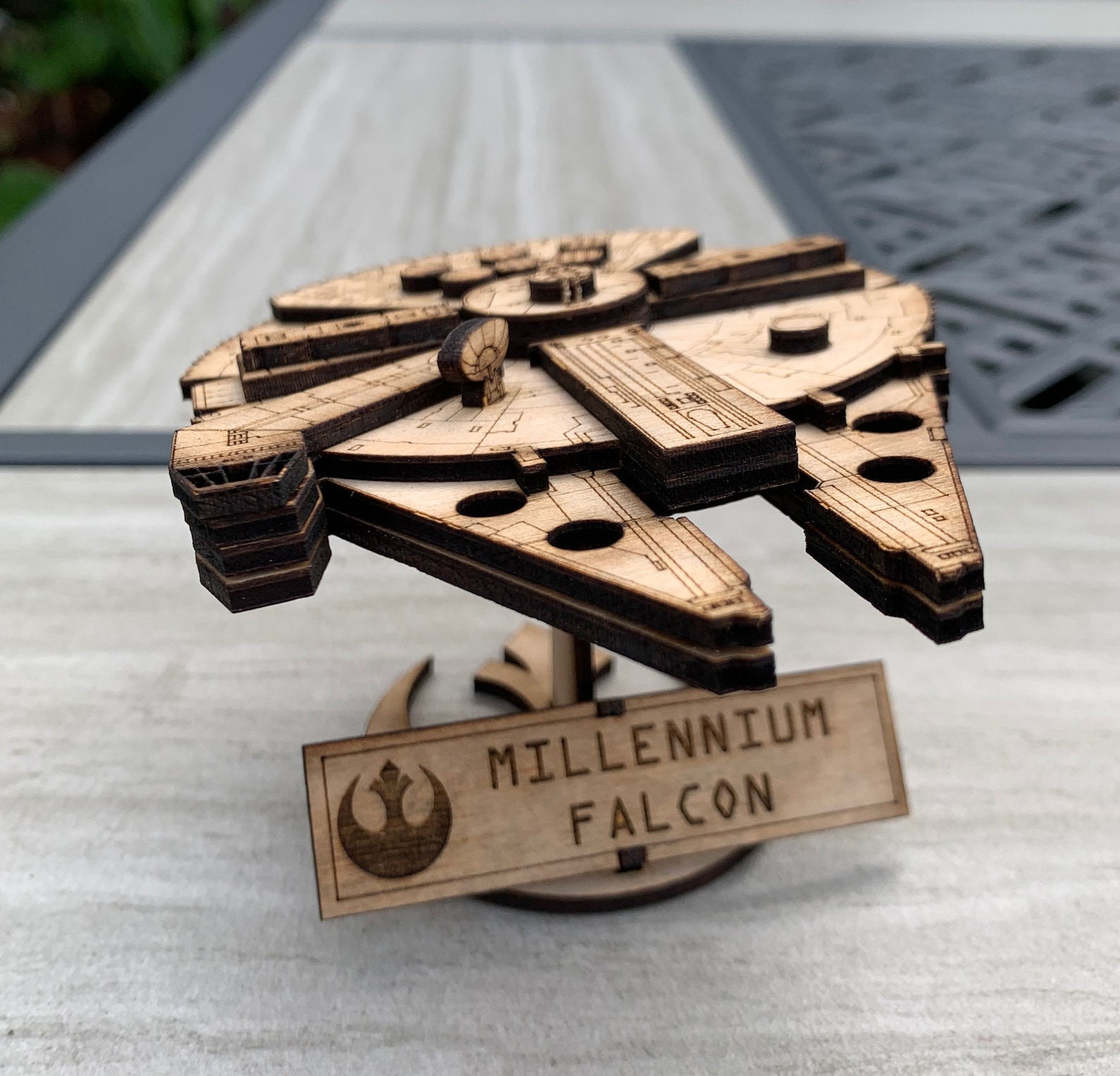 Star Wars, Millennium Falcon, 3d Puzzle, Model, Gift for Him, Gift for ...