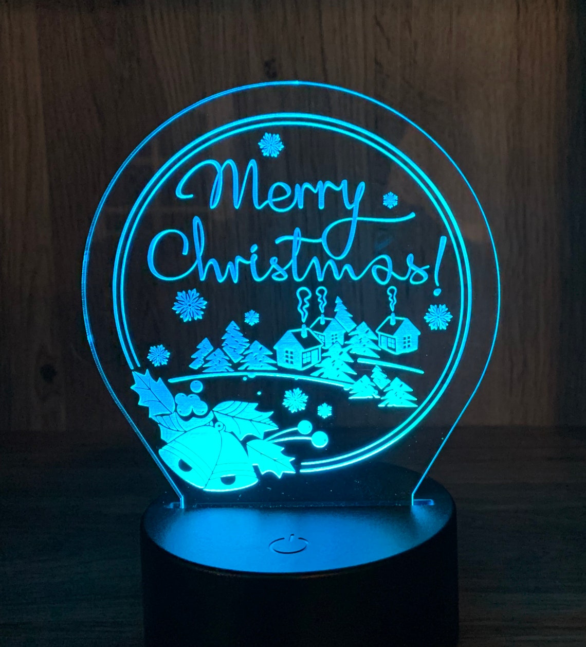 Merry Christmas, Sign, Decoration, LED, Acrylic, Happy Holidays, Light ...