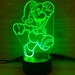 Mario Led Edge Lit Sign Nightlight Kids Gift Gift for - Etsy