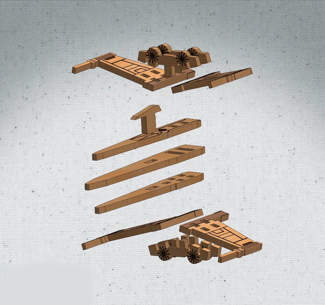 Star Wars, Acrylic, X-wing Fighter, 3D Puzzle, Model, Star Wars Model ...