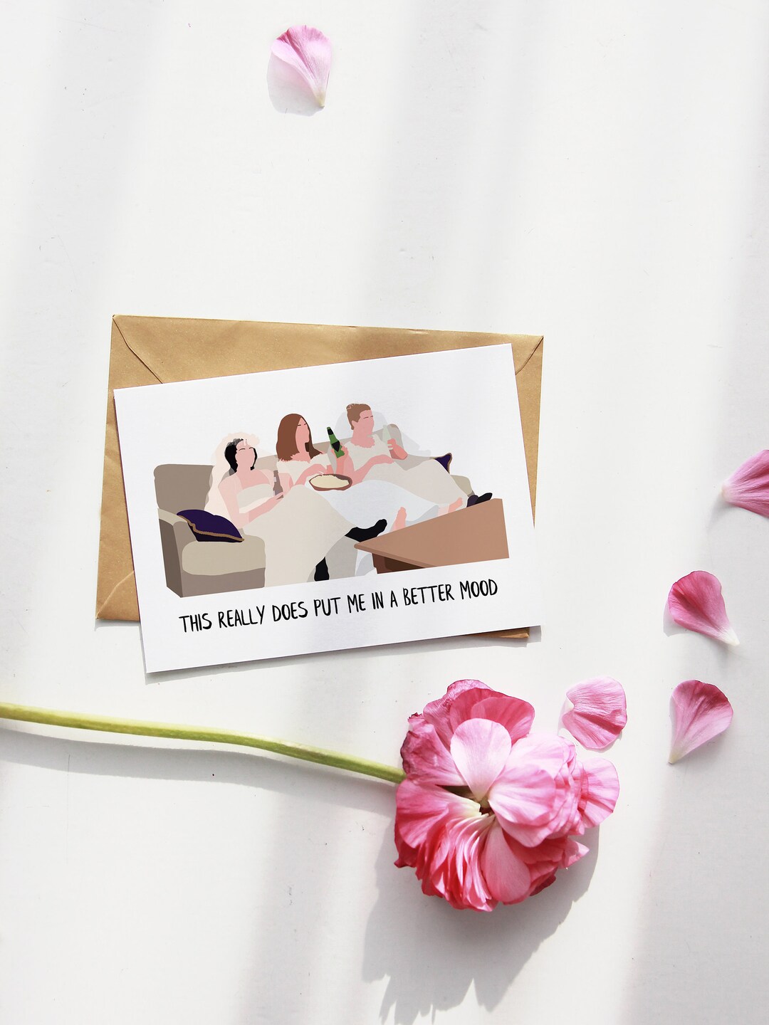 Friends TV Show Greeting Card: Monica, Rachel, Phoebe - Funny Quote - Etsy
