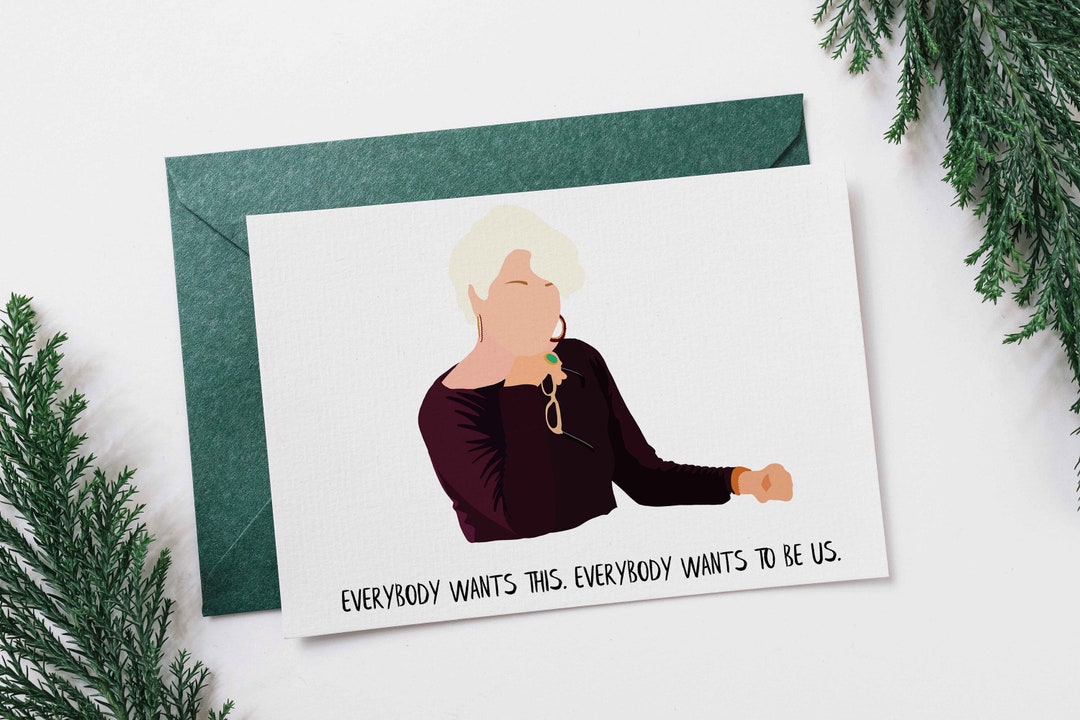Miranda Priestly 'the Devil Wears Prada' Hand Illustrated Greeting Card ...