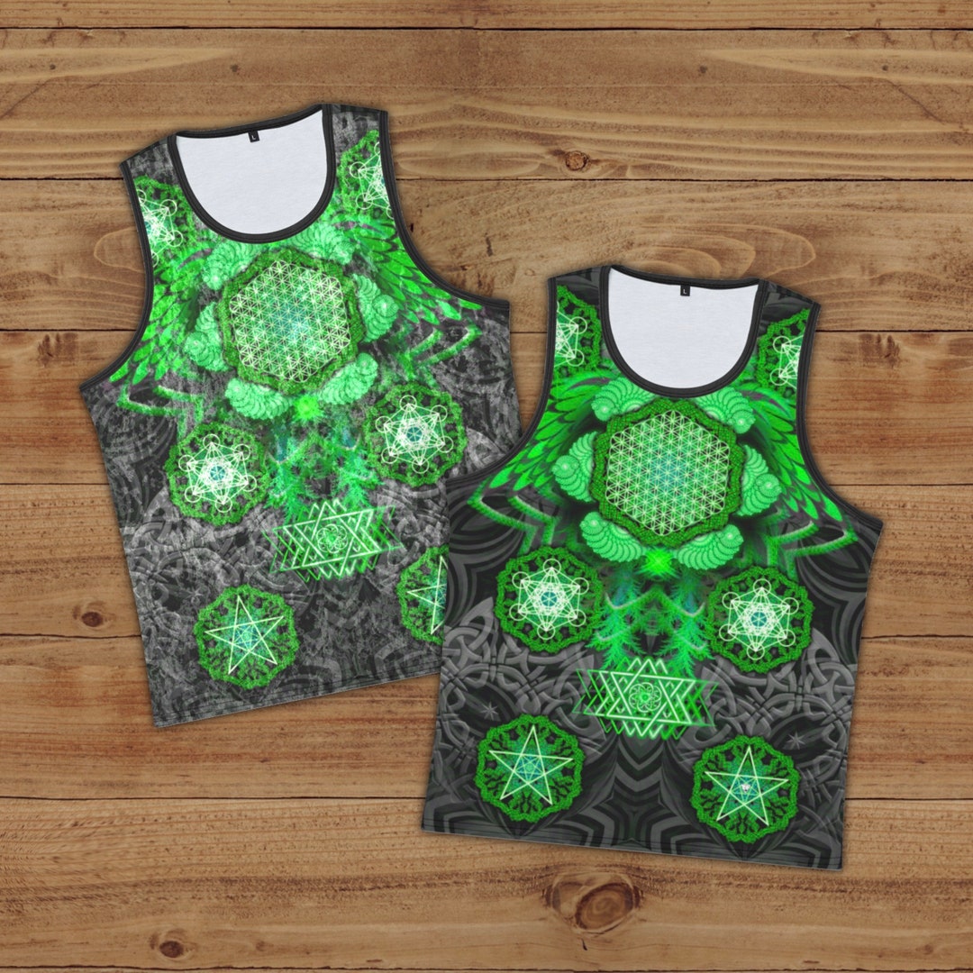 Crushed Velvet Tanks for Men, Rave Tank Top Music Festival Gym Yoga ...