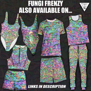 Shiny Festival Swimsuit • Rave Leotard • Fungi Frenzy Bathing Suit ...