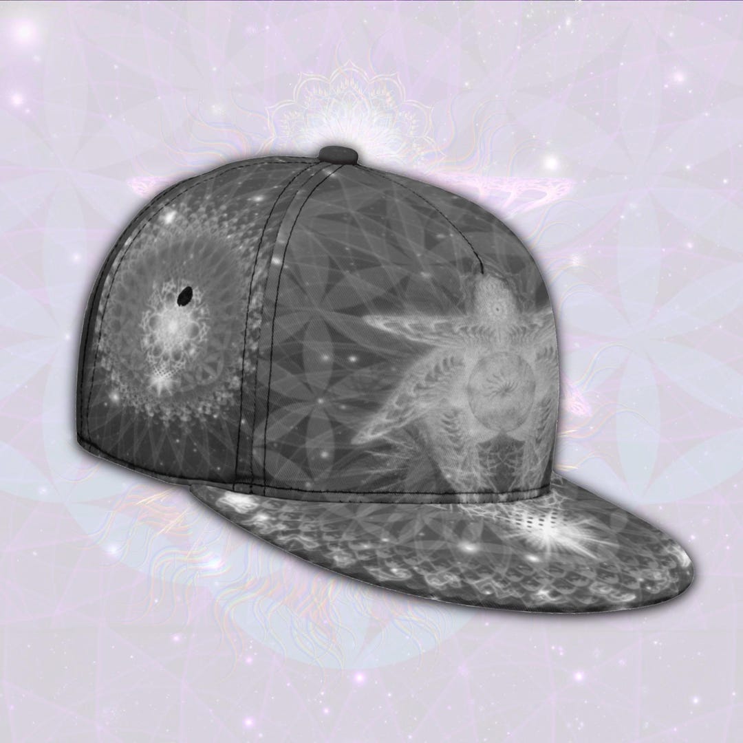 Spiritual Snapback Hat, Grey Festival Cap | Ophanim - Etsy