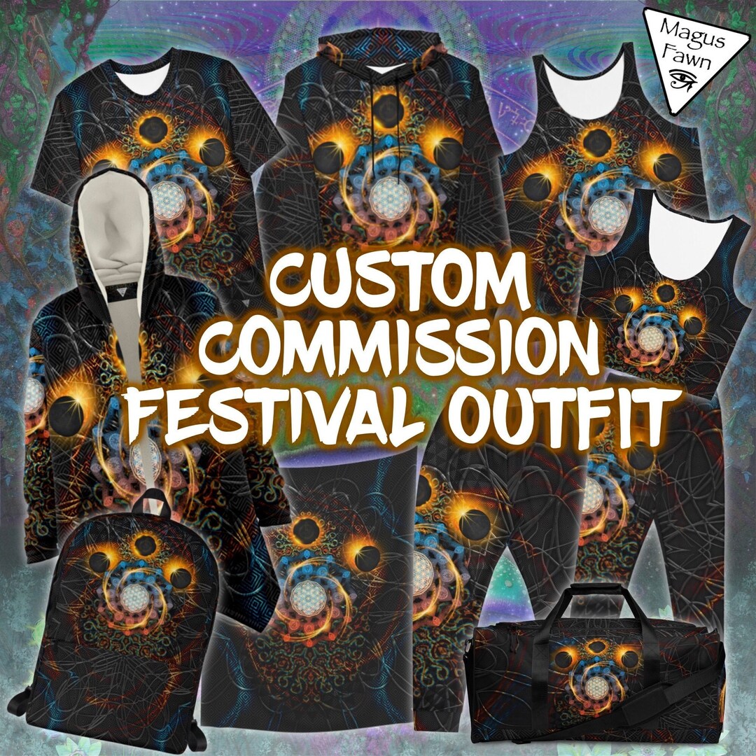 Commission Your Dream Festival Cloak + Outfit, Custom Visionary Art for ...