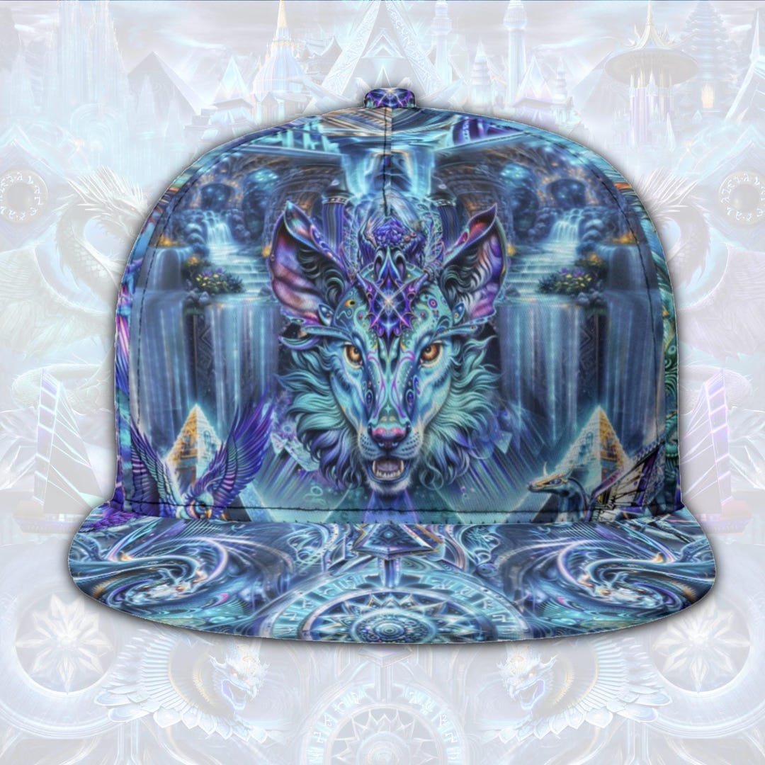 Spirit Animal Snapback Hat, Heady Festival Cap | Dreamweaver - Etsy