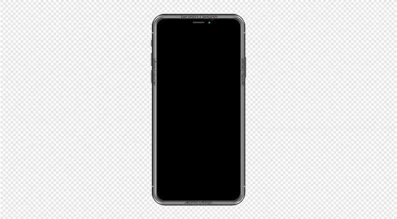 IPhone 11 Frame With Transparent Background in Grey PNG Color - Etsy