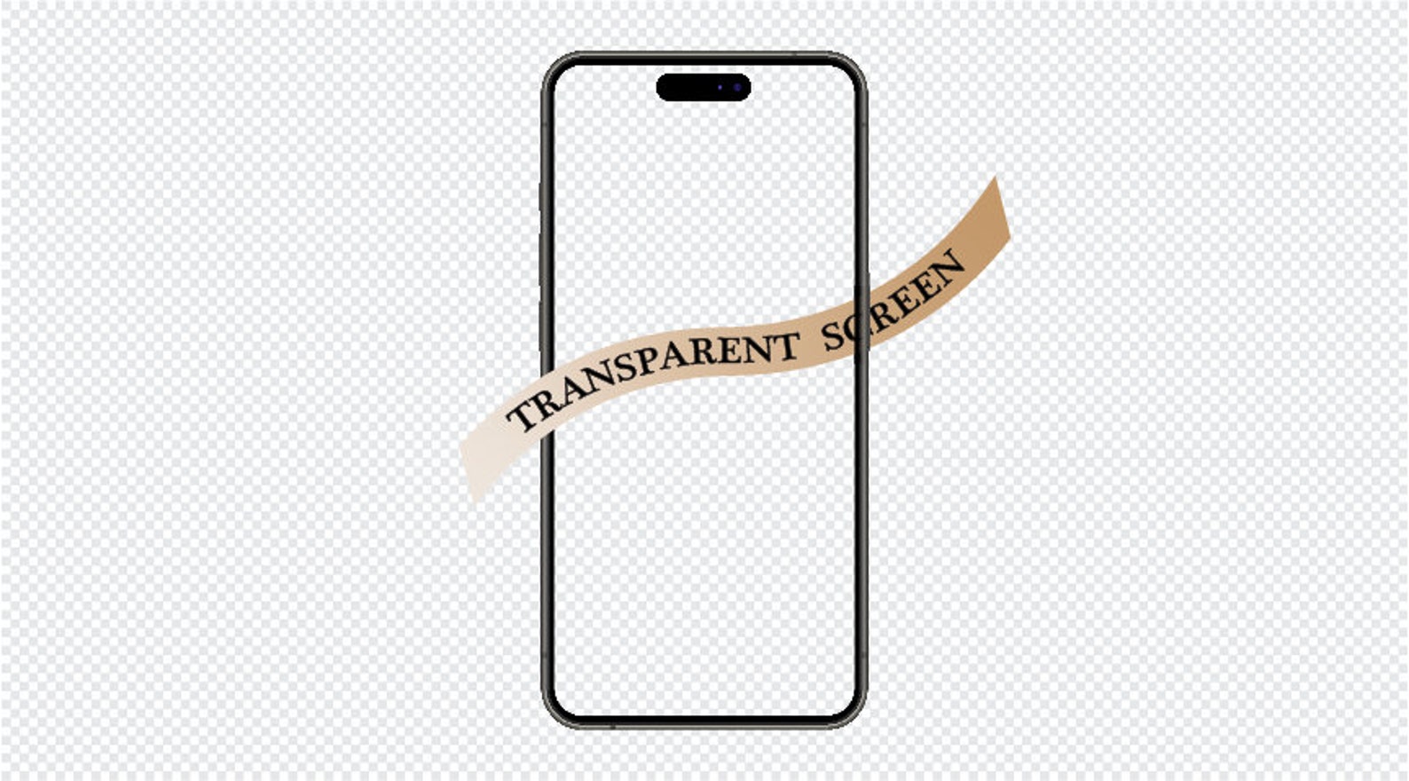 IPhone 15 Pro Frame With Transparent Screen, PNG Image - Etsy