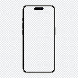 IPhone 15 Pro Frame With Transparent Screen, PNG Image - Etsy