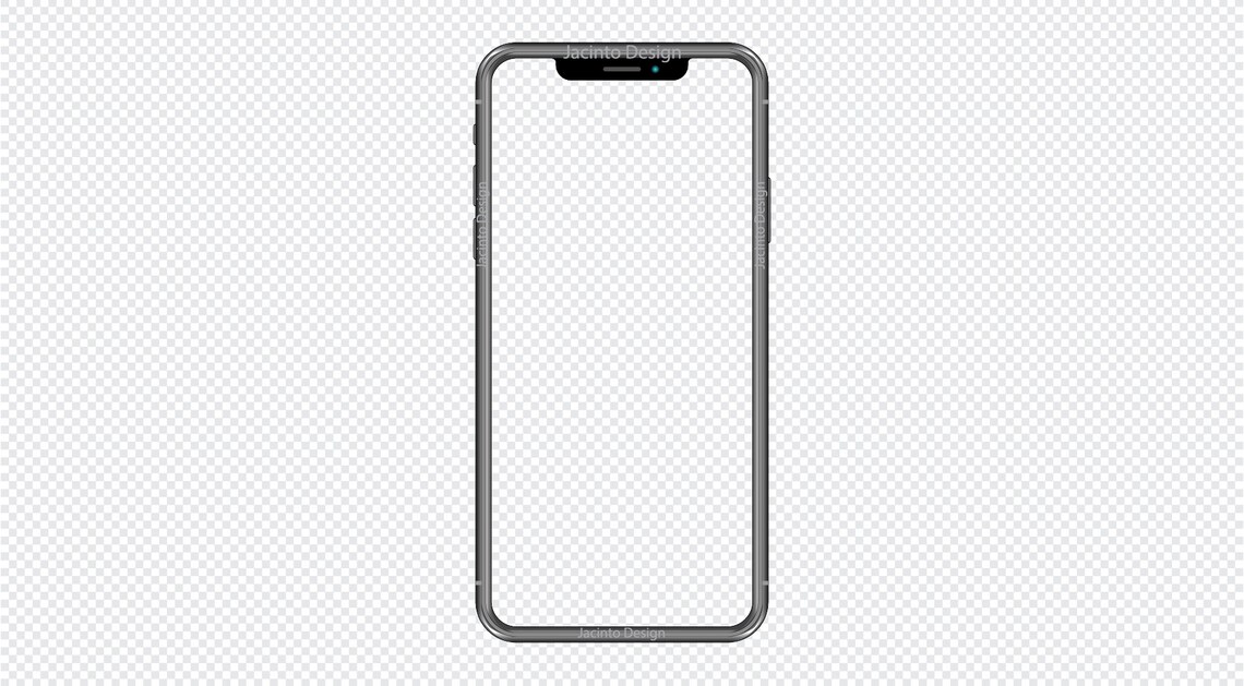 IPhone 11 Frame With Transparent Background in Grey PNG Color - Etsy