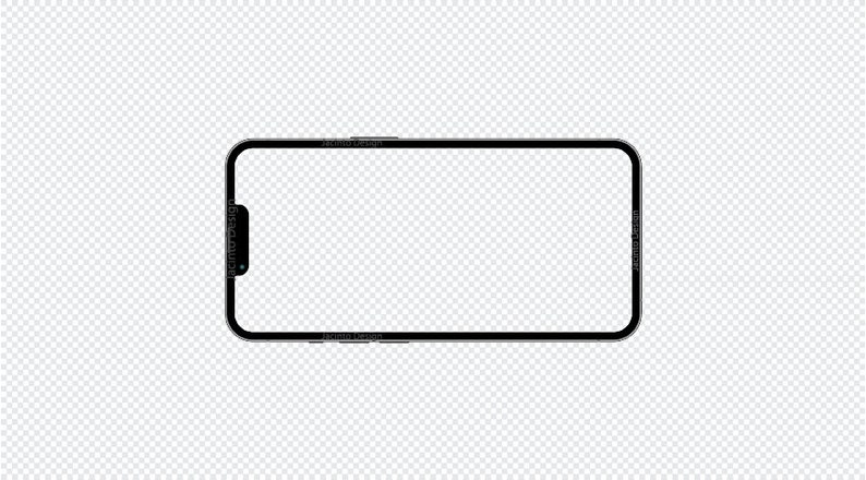 Cornice iPhone 13 con schermo trasparente in colore Graphite - Etsy Italia