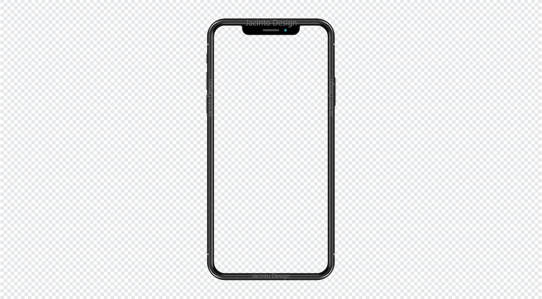 IPhone 11 Frame With Transparent Background in Black PNG Color - Etsy
