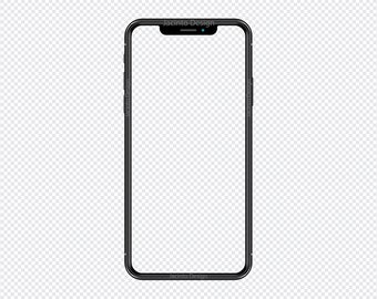 Iphone 13 Frame With Transparent Screen in Sierra Blue PNG | Etsy Canada