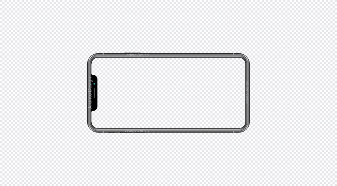 IPhone 11 Frame With Transparent Background in Grey PNG Color - Etsy