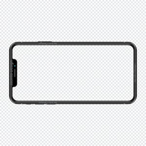 IPhone 11 Frame With Transparent Background in Black PNG Color - Etsy