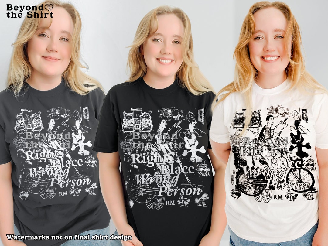 RPWP RM Shirt Namjoon Album Shirt Design Right Place Wrong Person Album ...