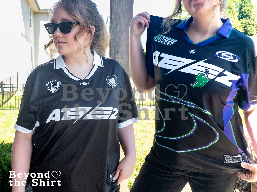 ATEEZ Bouncy Short Sleeve Jersey Ateez Merch Shirt Ateez Tour Outfit ...